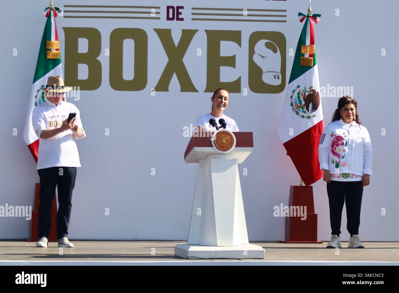 Mexico City, Mexico. 06th Apr, 2025. Mexico's President, Claudia ...