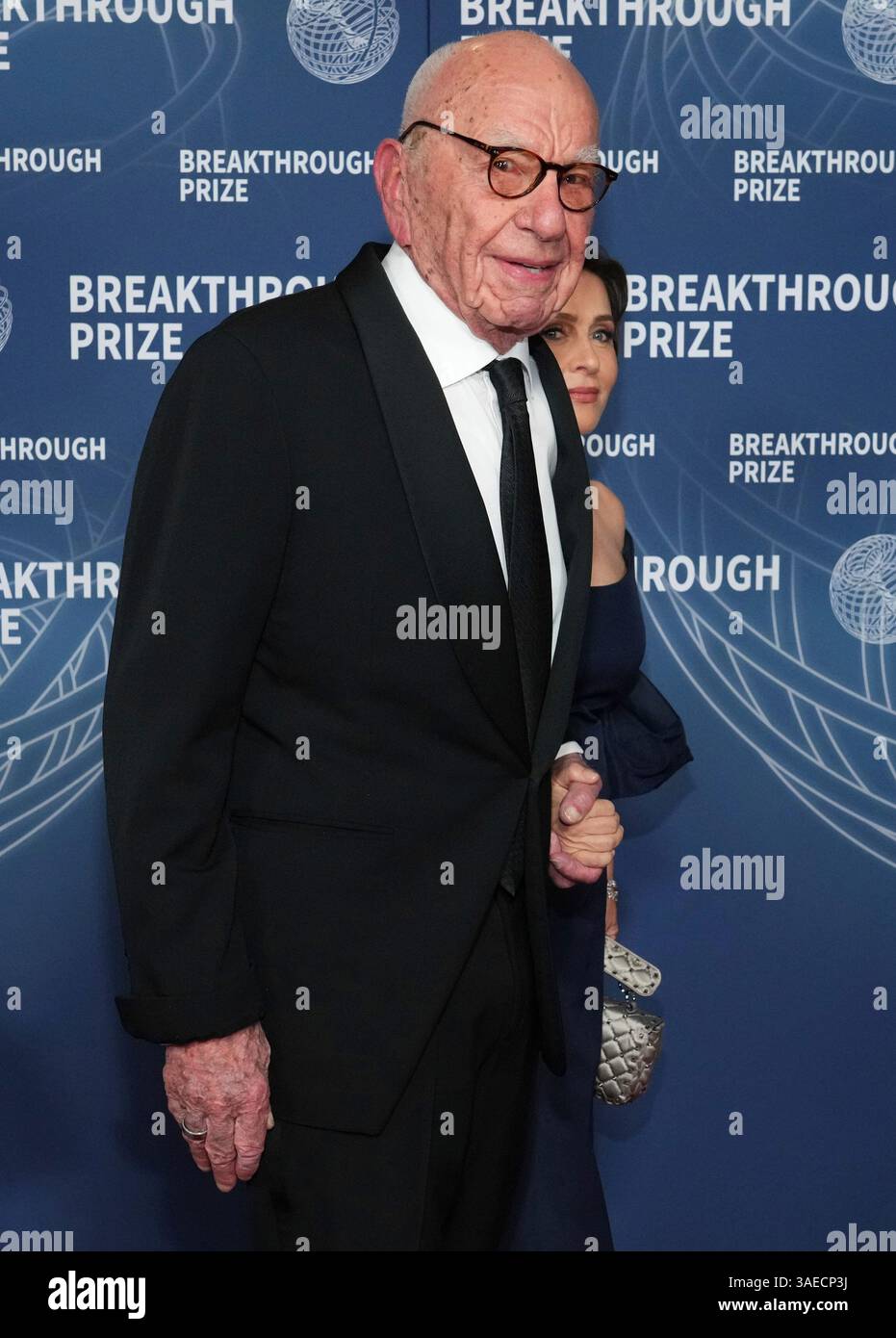 Rupert Murdoch arrives at the 11th Breakthrough Prize Ceremony on ...