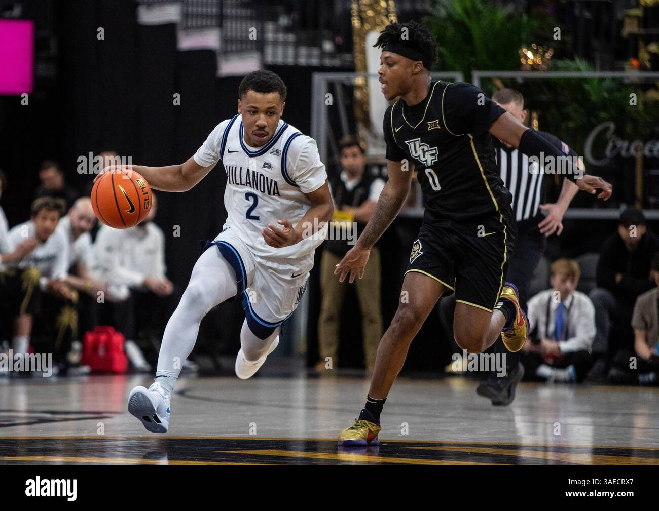 April 05 2025 Las Vegas, NV U.S.A. Villanova guard Jhamir Brickus (2 ...
