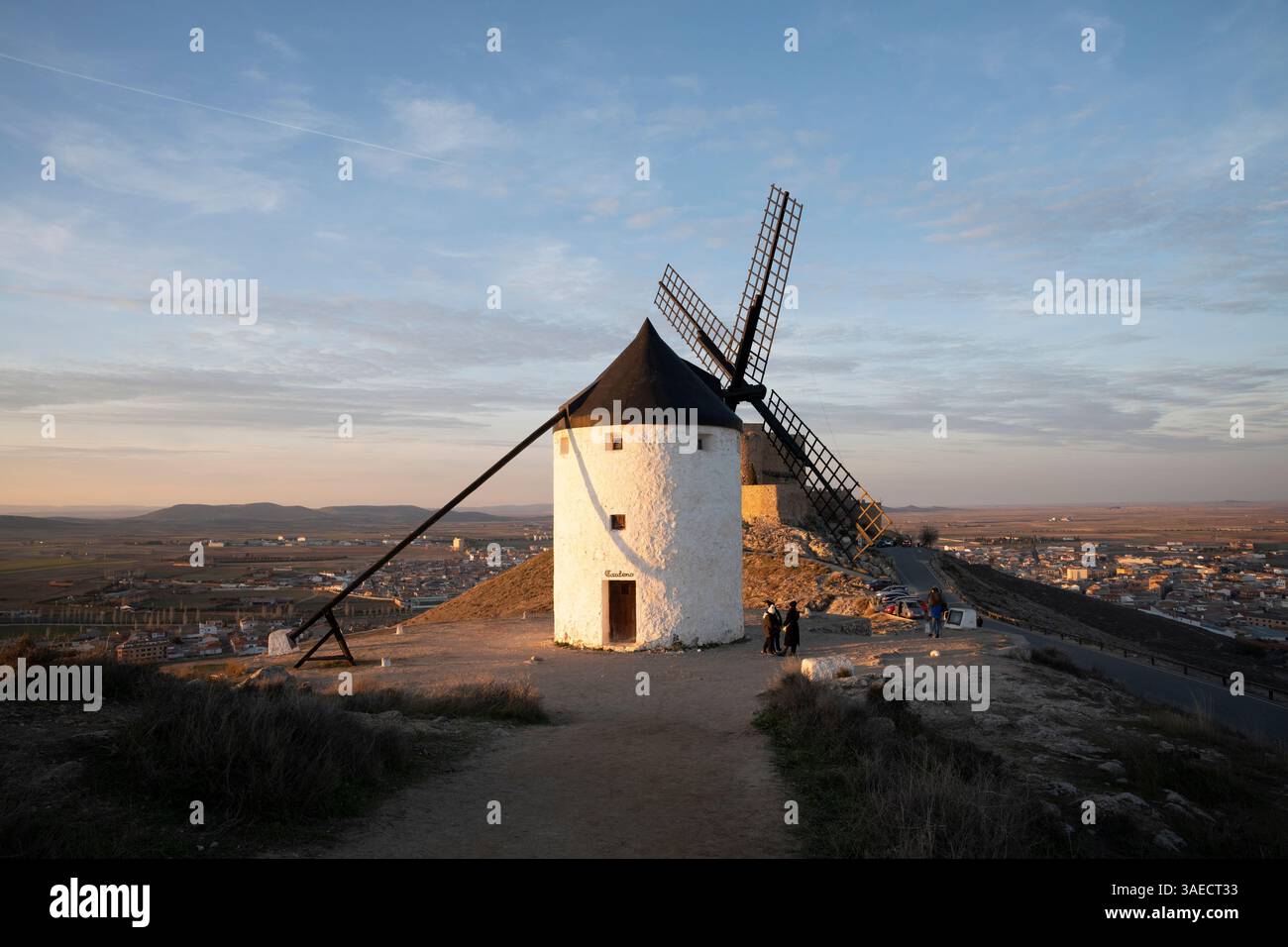 Stunning View of Consuegra Windmills in Toledo, Spain - Landscape Art ...