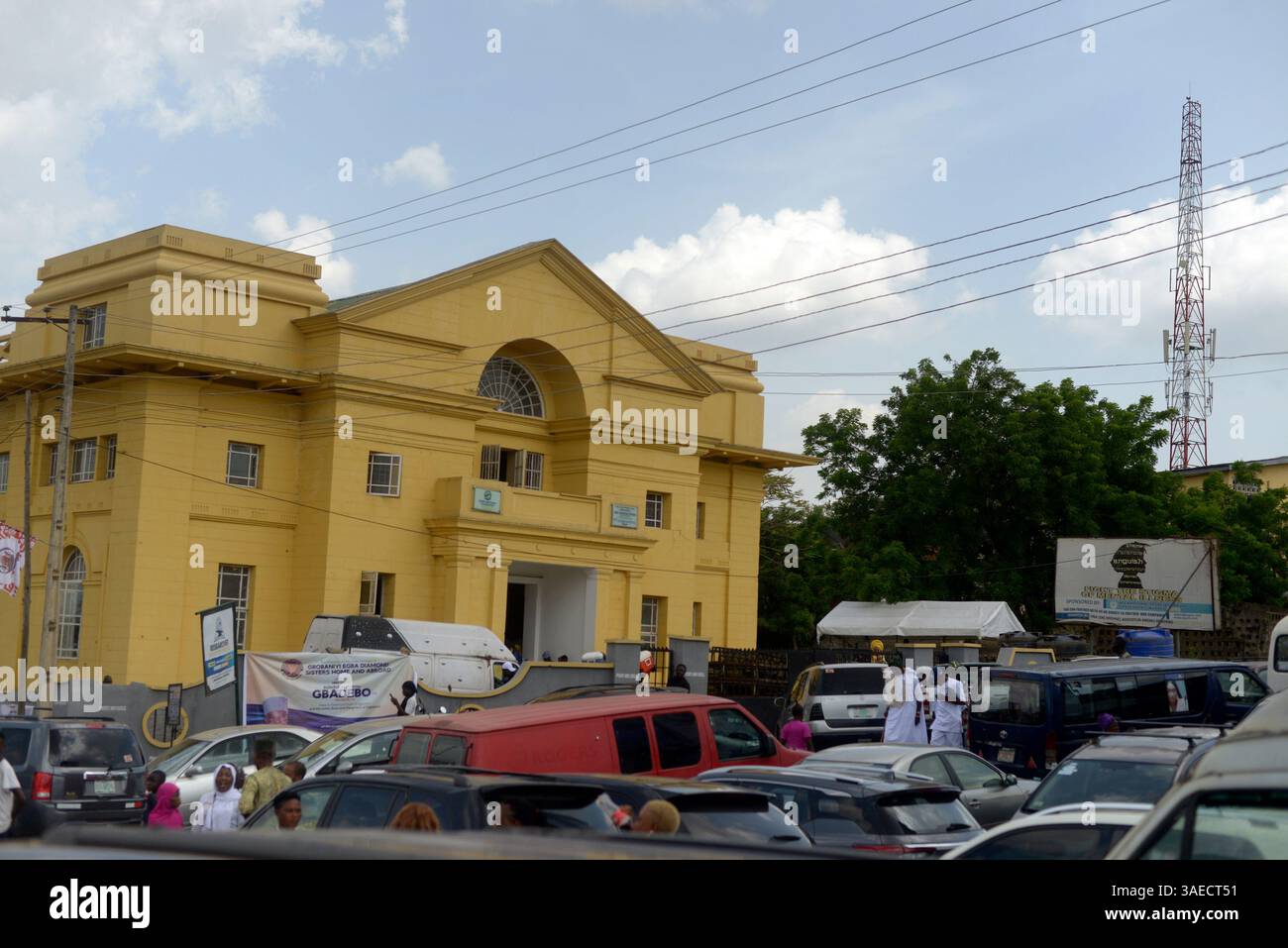 Abeokuta, Nigeria. 05th Apr, 2025. The Centenary Hall is congested with ...