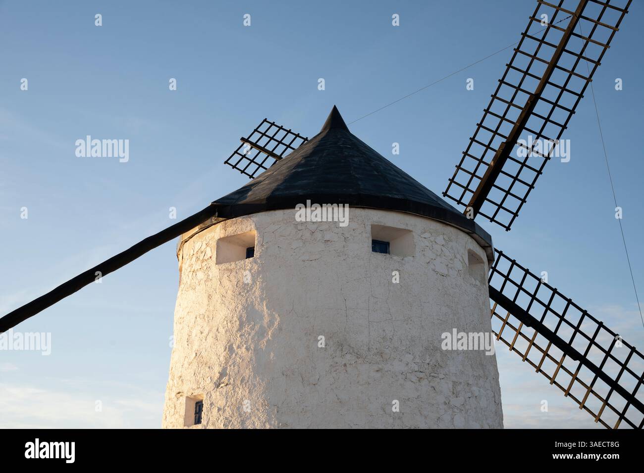 Windmills of Consuegra, Toledo - Iconic Spanish Landscape Stock Photo ...