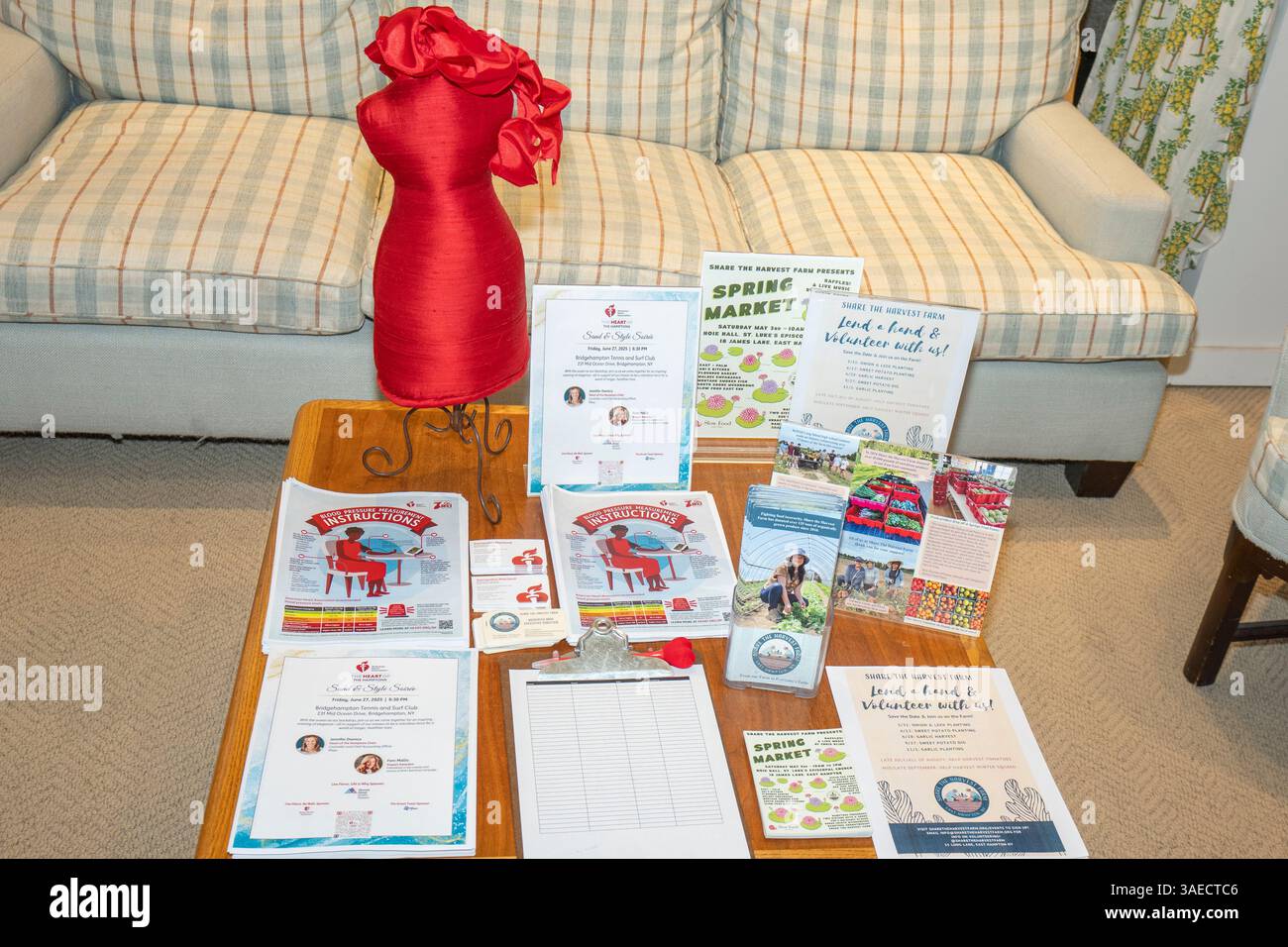 attends the American Heart Association Sip and Shop event featuring ...