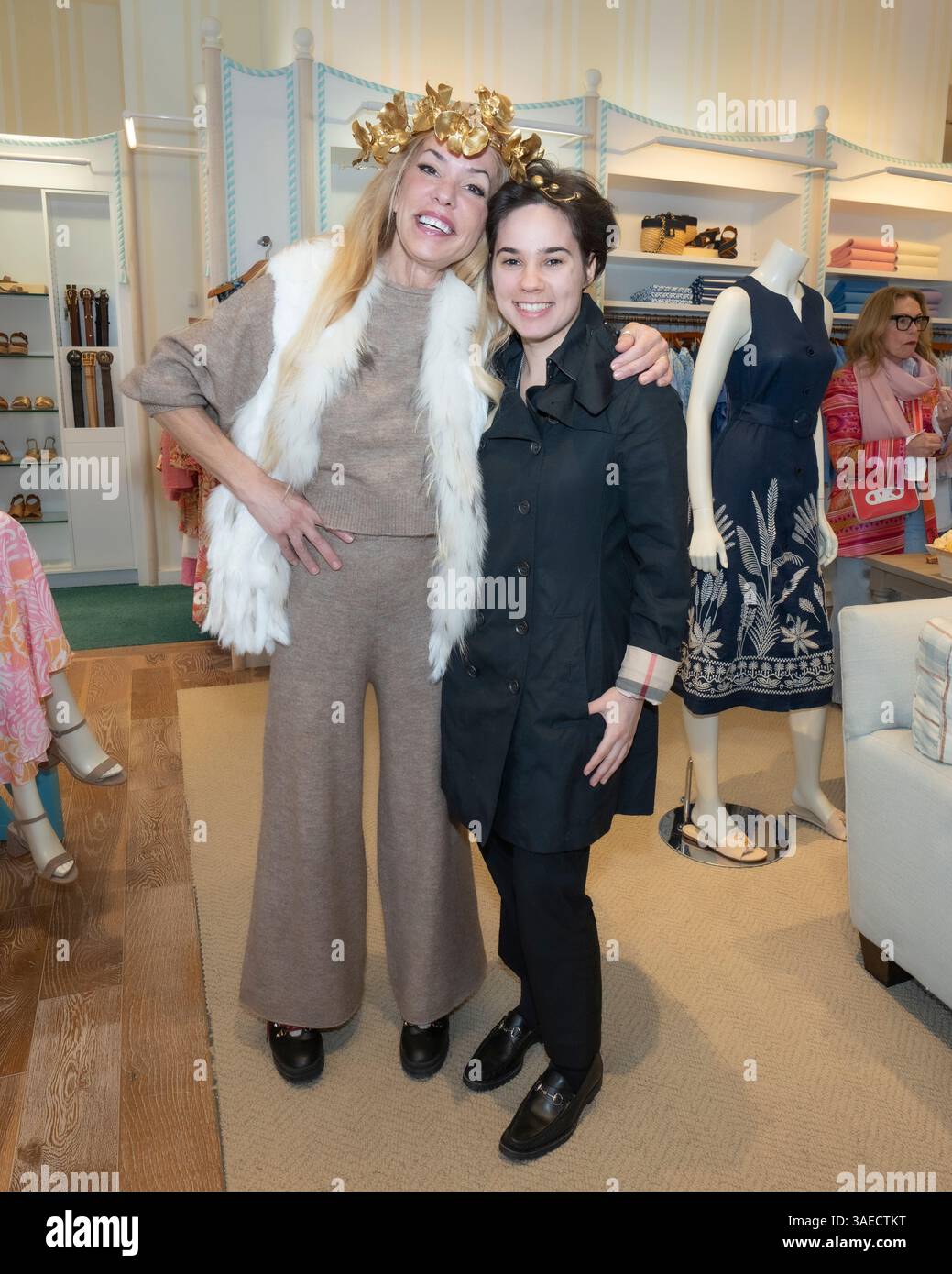 Luciana Pampalone and Elena Gibbs attends the American Heart ...