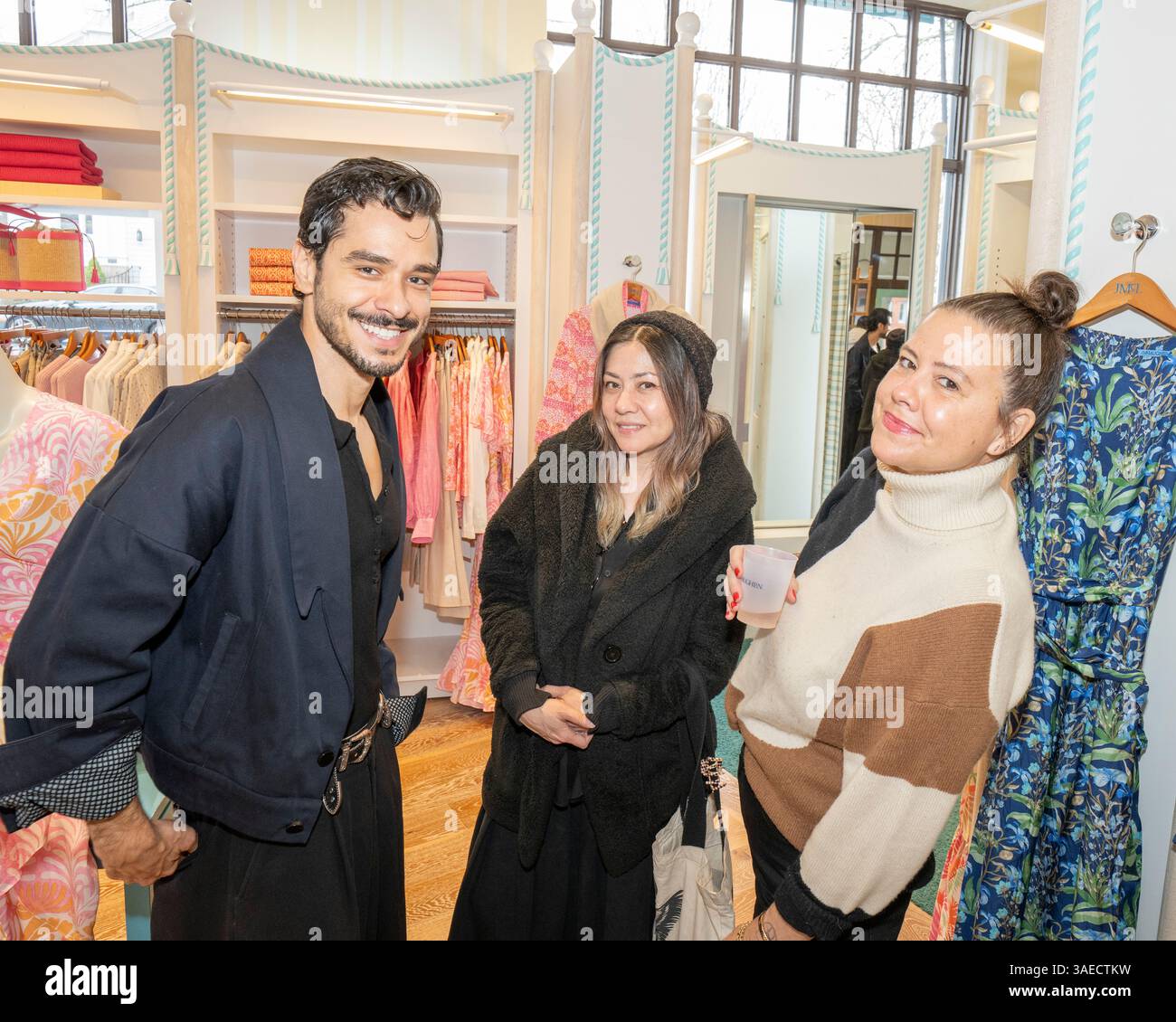 Paulo Josepetti, guest and Jen Disisto attends the American Heart ...