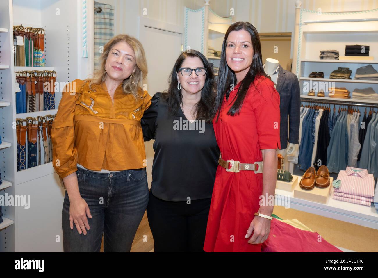 Meredith Arm, Samantha Macleod and Brooke Gordon Bohnsack attends the ...