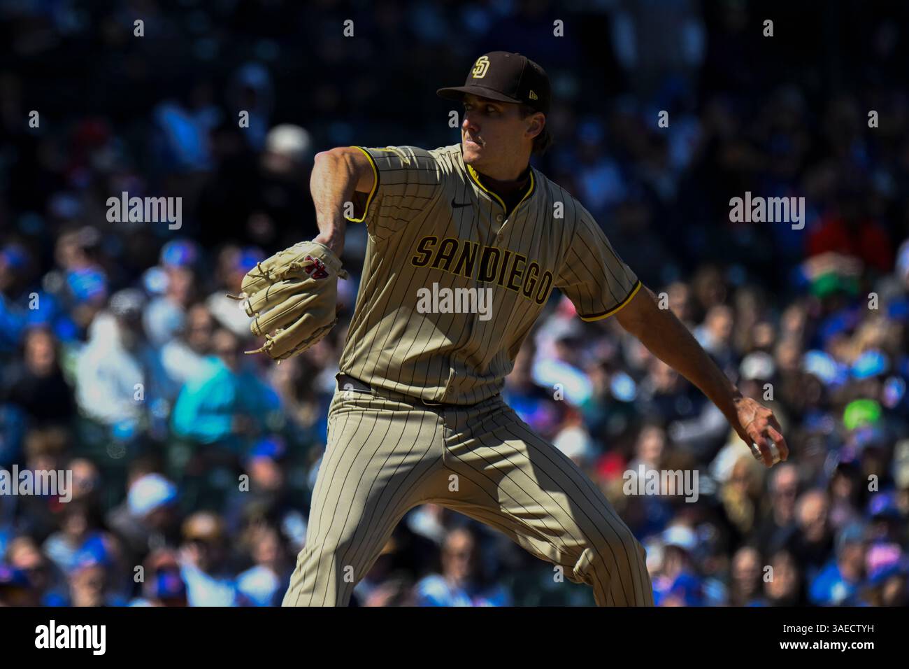 San Diego Padres pitcher Kyle Hart (68) delivers during the first ...