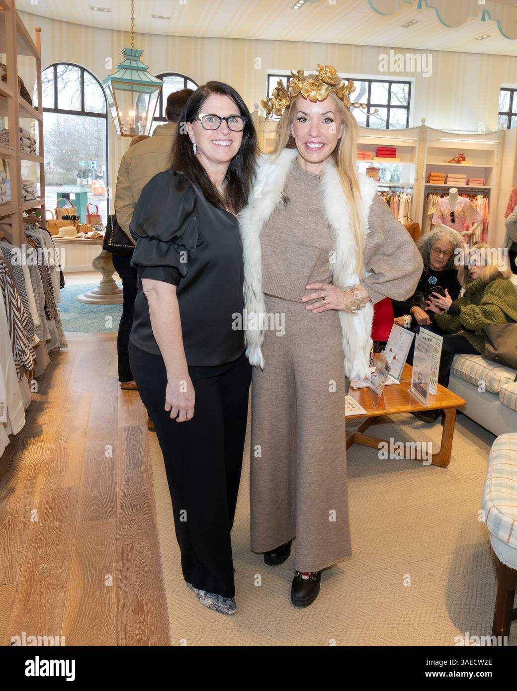 Samantha Macleod and Luciana Pampalone attends the American Heart ...