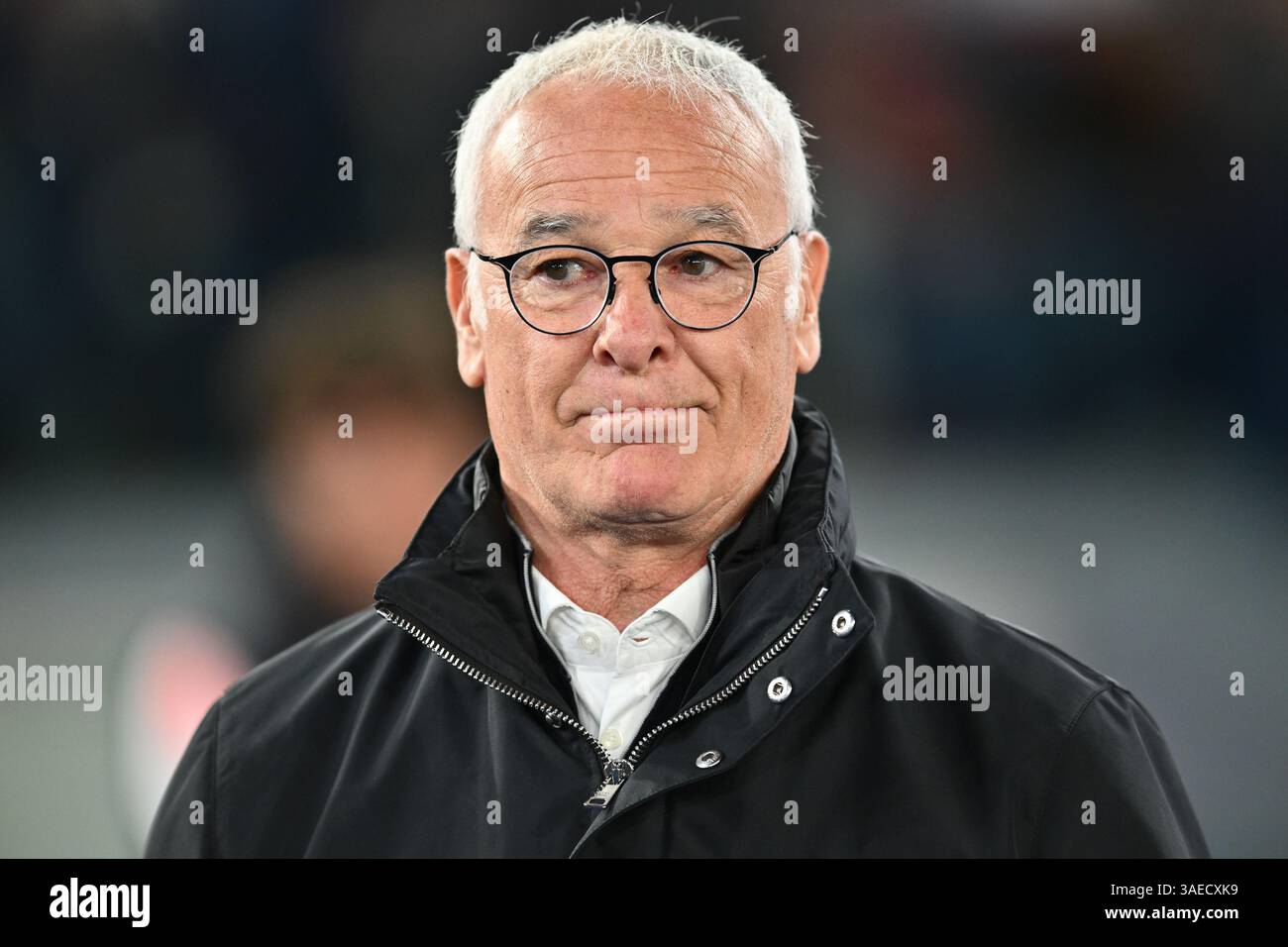 Claudio Ranieri coach of A.S. Roma participates in the 31th day of the ...