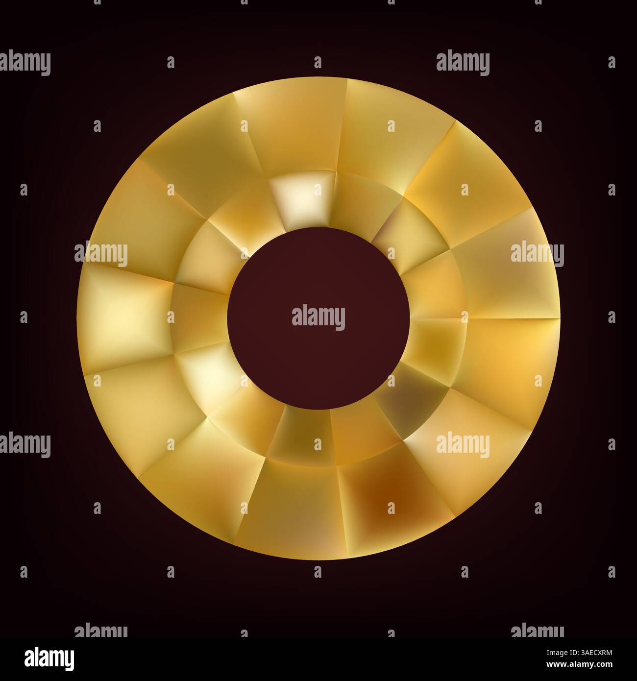 Luxury realistic gold ring. Premium golden circle Stock Vector Image ...