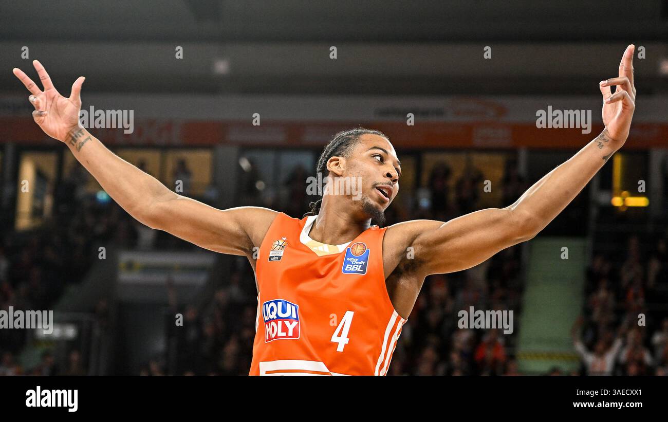 06.04.2025, ratiopharm arena, Neu-Ulm, GER, BBL, ratiopharm Ulm vs ...