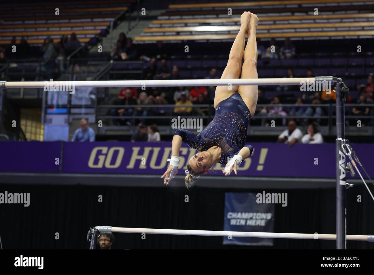 April 4, 2025: Gymnast Olivia Greaves of Auburn University during the ...