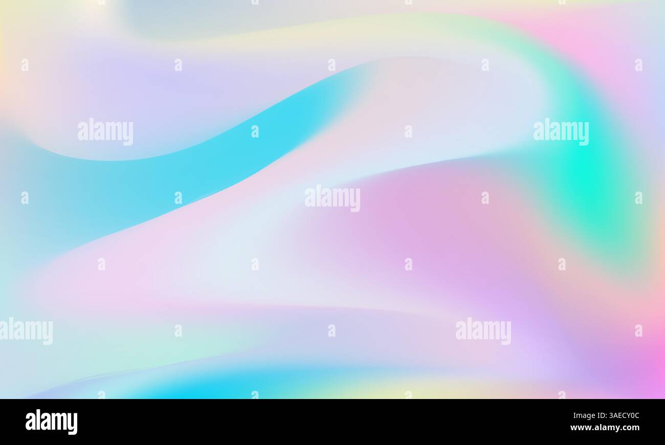Light pink blue gradient iridescent background. Rainbow colored Stock ...