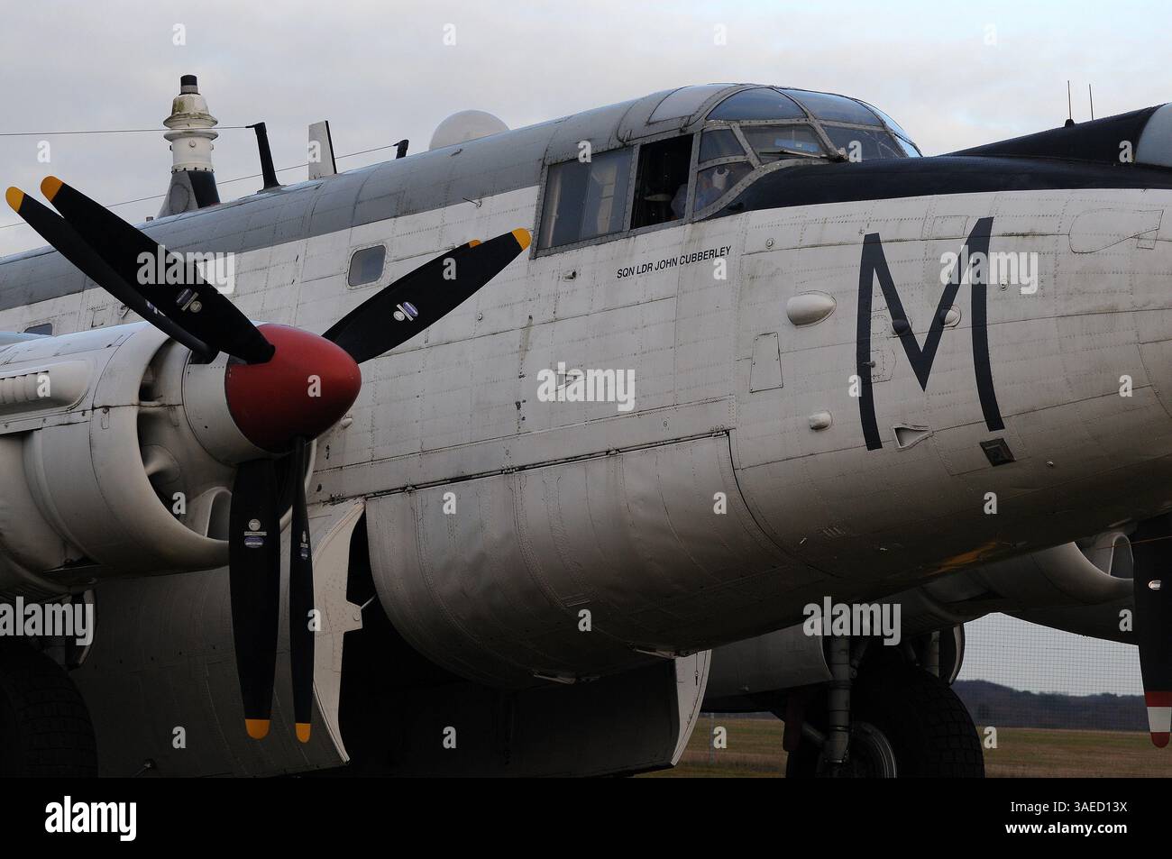 Avro Shackleton "WR963" at Coventry Airport Stock Photo - Alamy