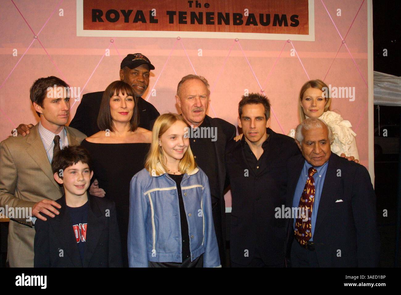 Dec 06, 2001; LA, CA, USA; (L-R) Actors LUKE WILSON, JONAH MAYERSON ...