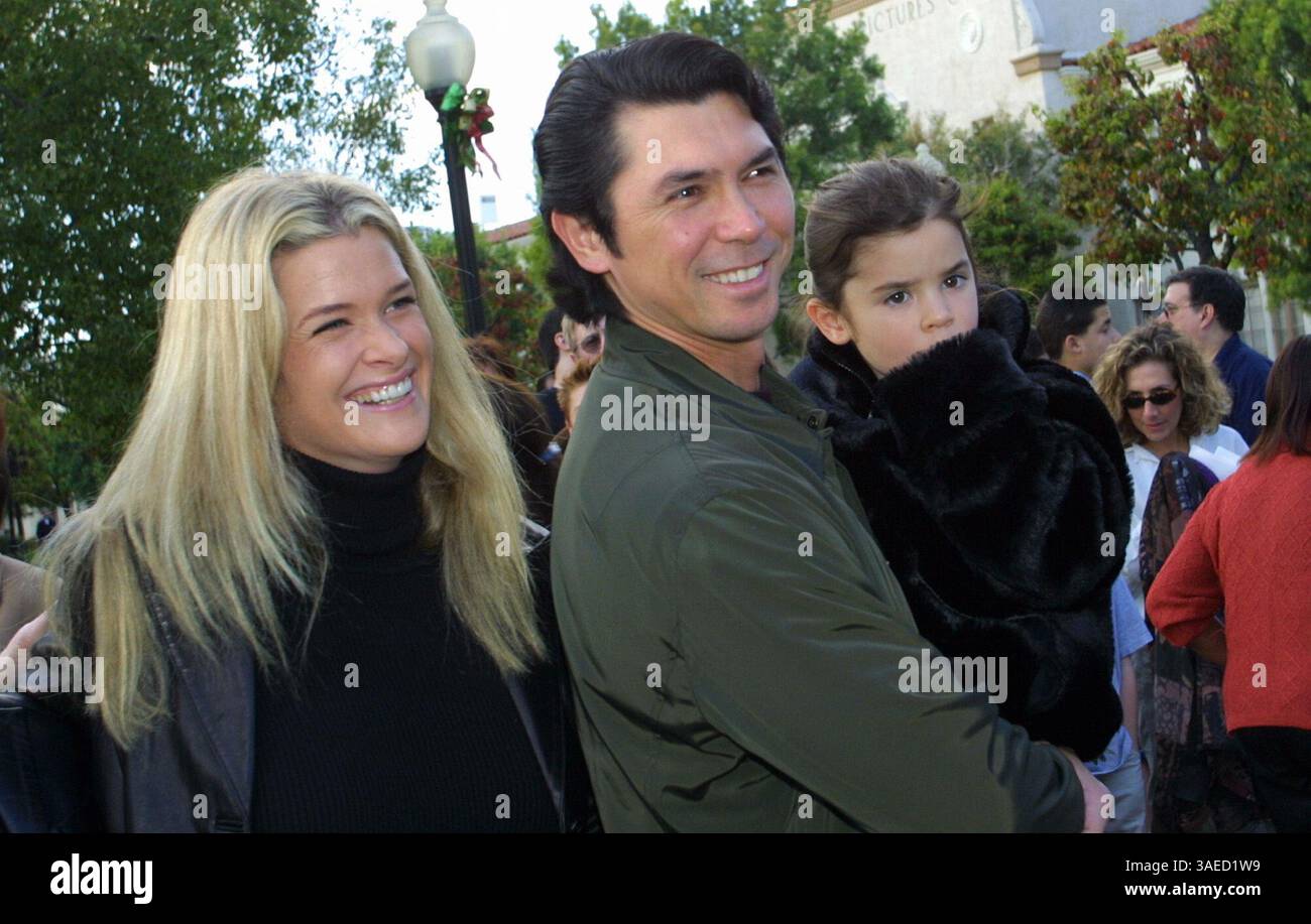 Dec 09, 2001; Los Angeles, CA, USA; Actor LOU DIAMOND PHILLIPS with ...
