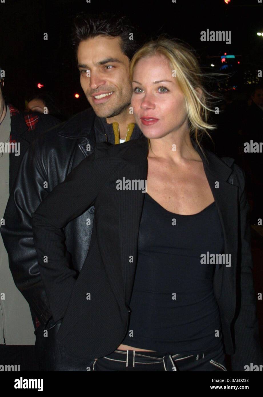 Dec 10, 2001; Los Angeles, CA, USA; Actors JONATHAN SCHAECH & wife ...