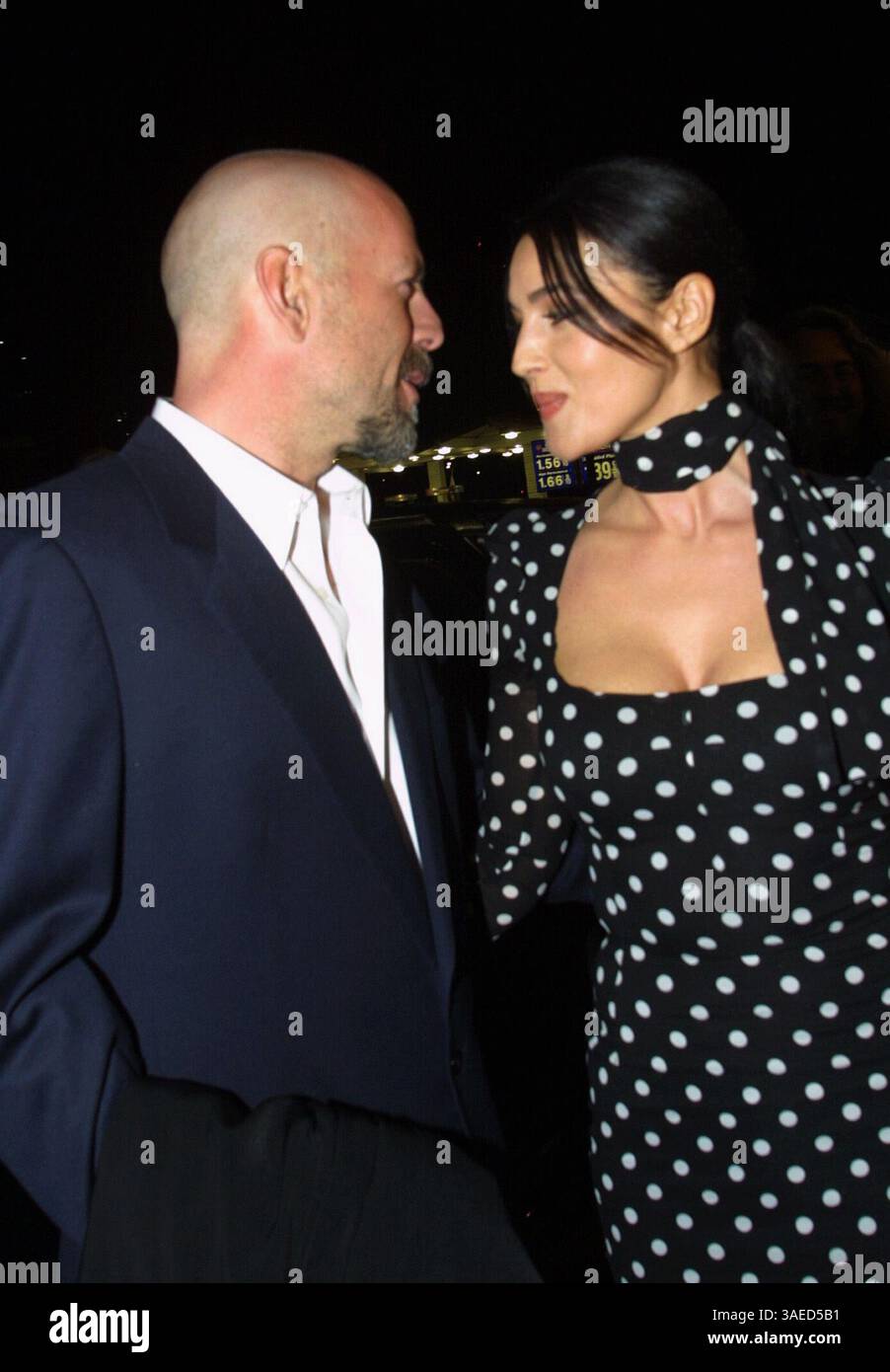 Feb 12, 2002; Los Angeles, CA, USA; Actors BRUCE WILLIS & MONICA ...