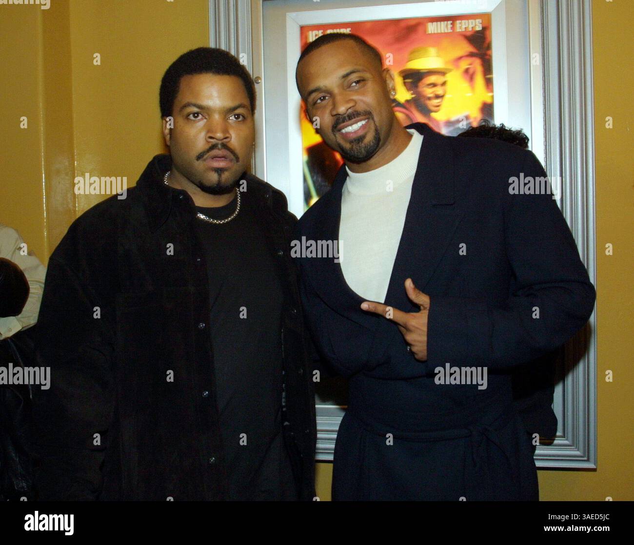 Mar 06, 2002; Los Angeles, CA, USA; Actors ICE CUBE and MIKE EPPS @ the ...