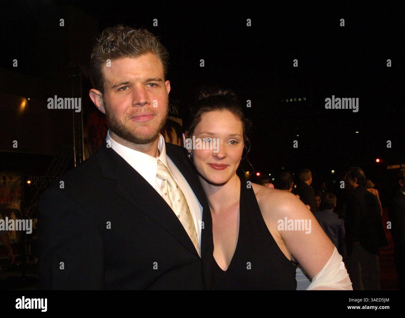 Feb 25, 2002; Los Angeles, CA, USA; Actor RYAN HURST & MOLLY COOKSON ...