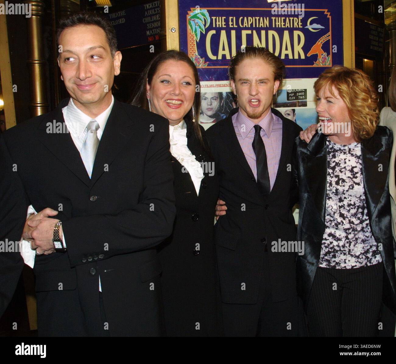 Mar 07, 2002; Los Angeles, CA, USA; Director MOISES KAUFMAN with actors ...