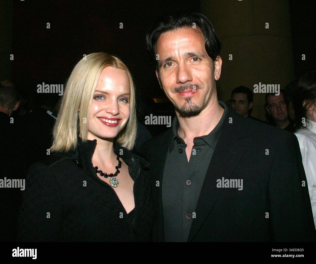 Apr 23, 2002; Hollywood, CA, USA; Actress MENA SUVARI & husband ROBERT BRINKMANN @ the after ...