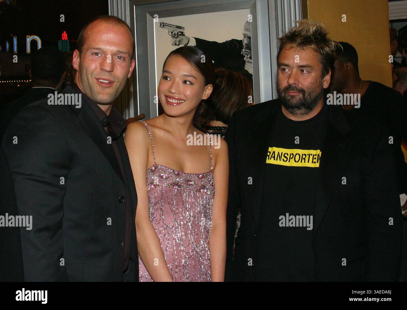 Oct 02, 2002; Westwood, CA, USA; Actor JASON STATHAM, Actress SHU QI ...