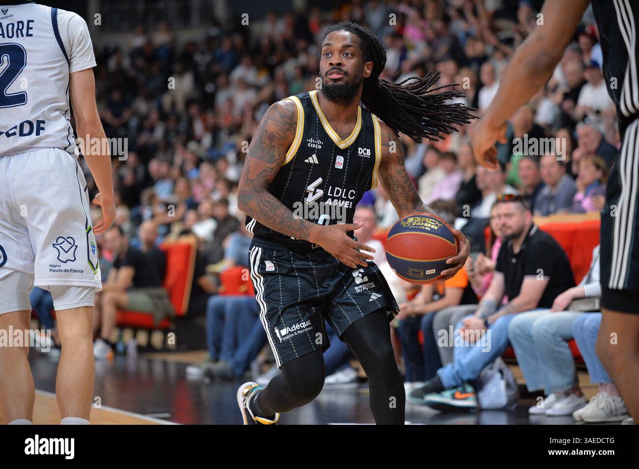 Paris Lee of LDLC ASVEL during the French championship, Betclic Elite ...