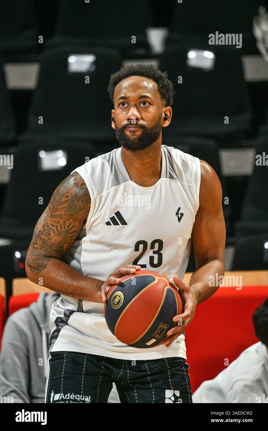 David Lighty of LDLC ASVEL during the French championship, Betclic ...