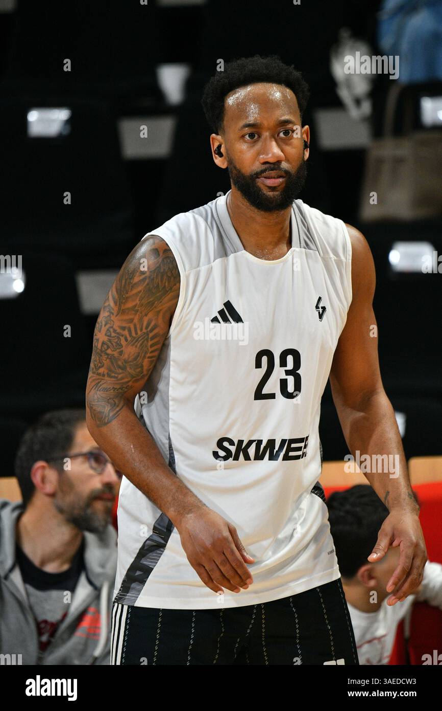 David Lighty of LDLC ASVEL during the French championship, Betclic ...