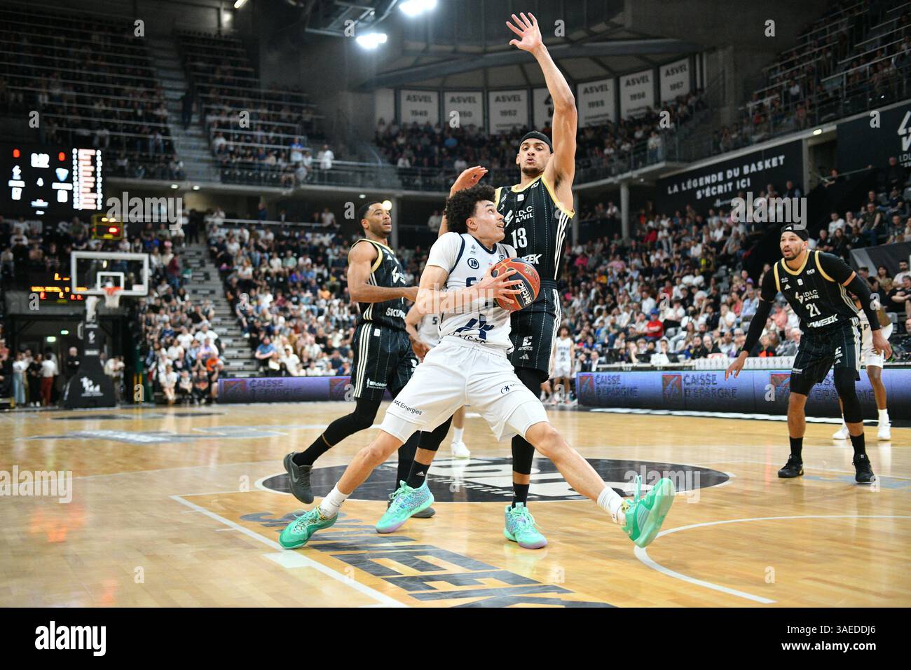 Nolan Traore of Saint-Quentin Basketball during the French championship ...