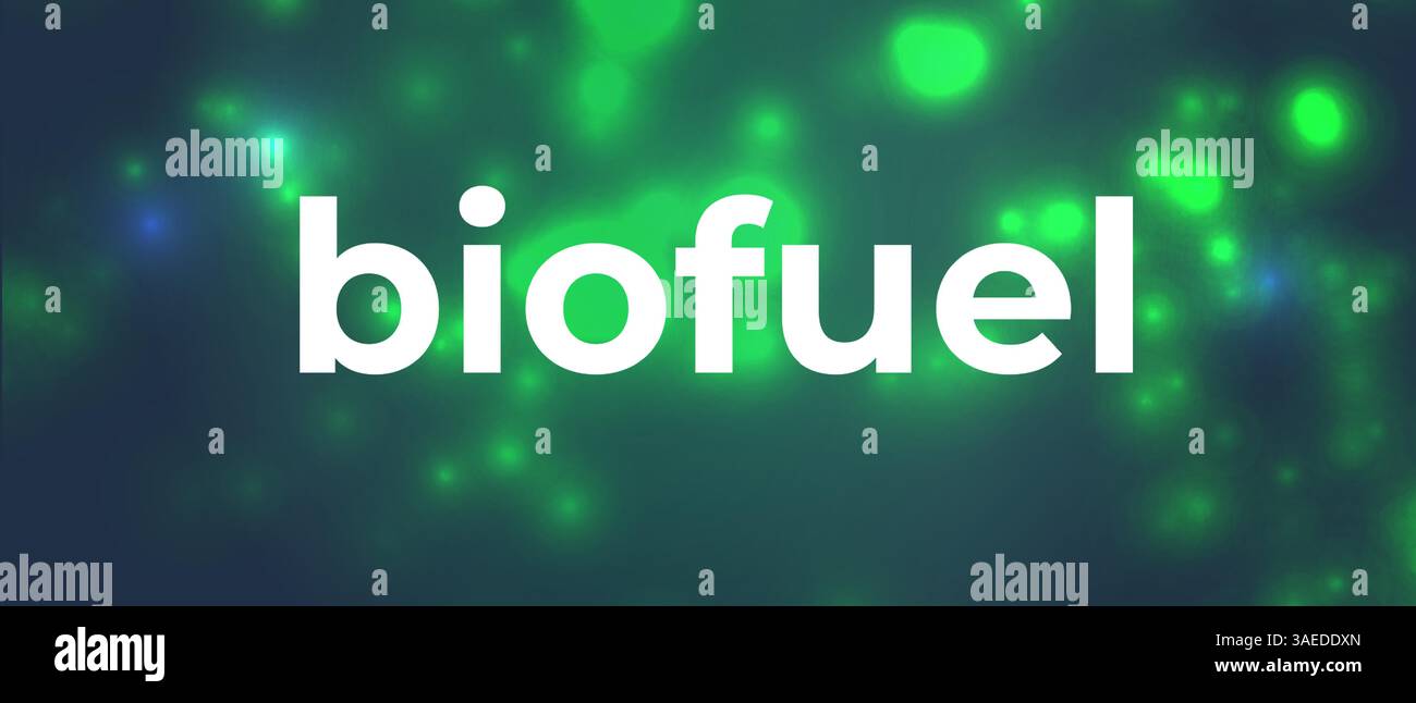 Eco-Friendly Biofuel Concept Background Representing Renewable Energy ...