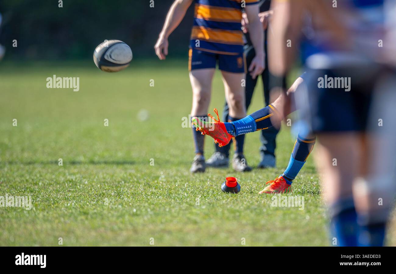 Mens amateur Rugby Union game Stock Photo - Alamy