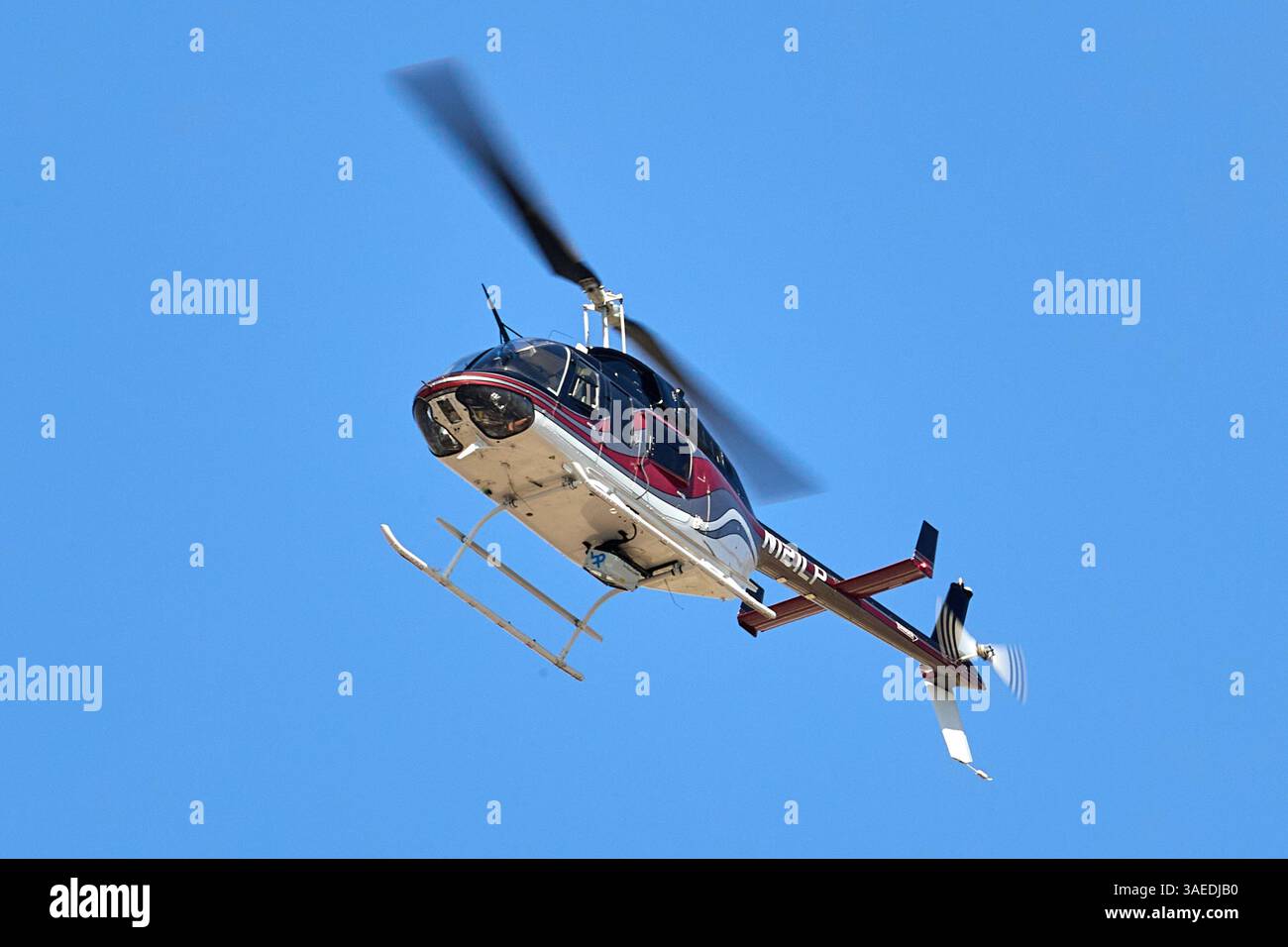 Palm Springs, California, USA. 5th Apr, 2025. A Bell 206L-4 LongRanger ...