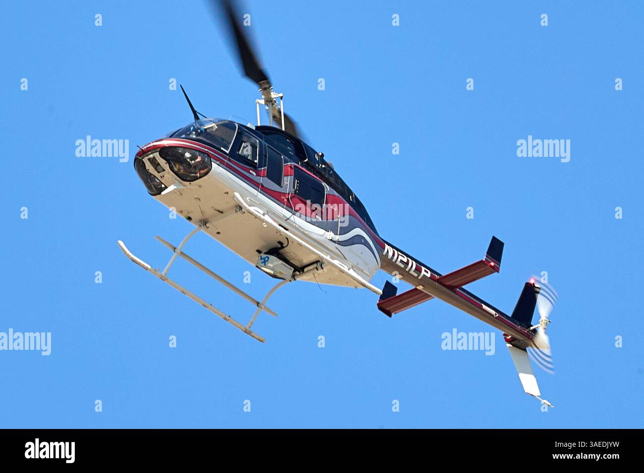 Palm Springs, California, USA. 5th Apr, 2025. A Bell 206L-4 LongRanger ...