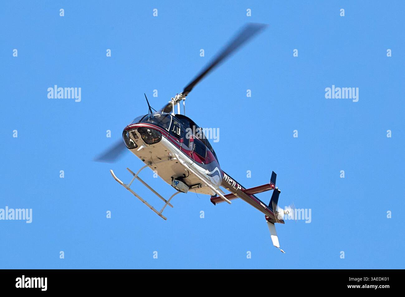 Palm Springs, California, USA. 5th Apr, 2025. A Bell 206L-4 LongRanger ...