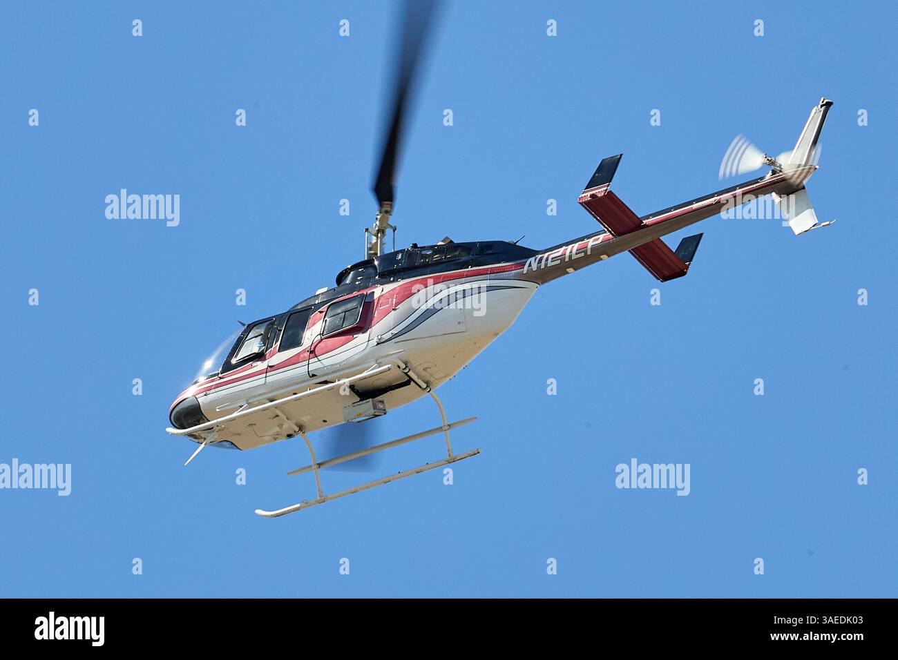 Palm Springs, California, USA. 5th Apr, 2025. A Bell 206L-4 LongRanger ...