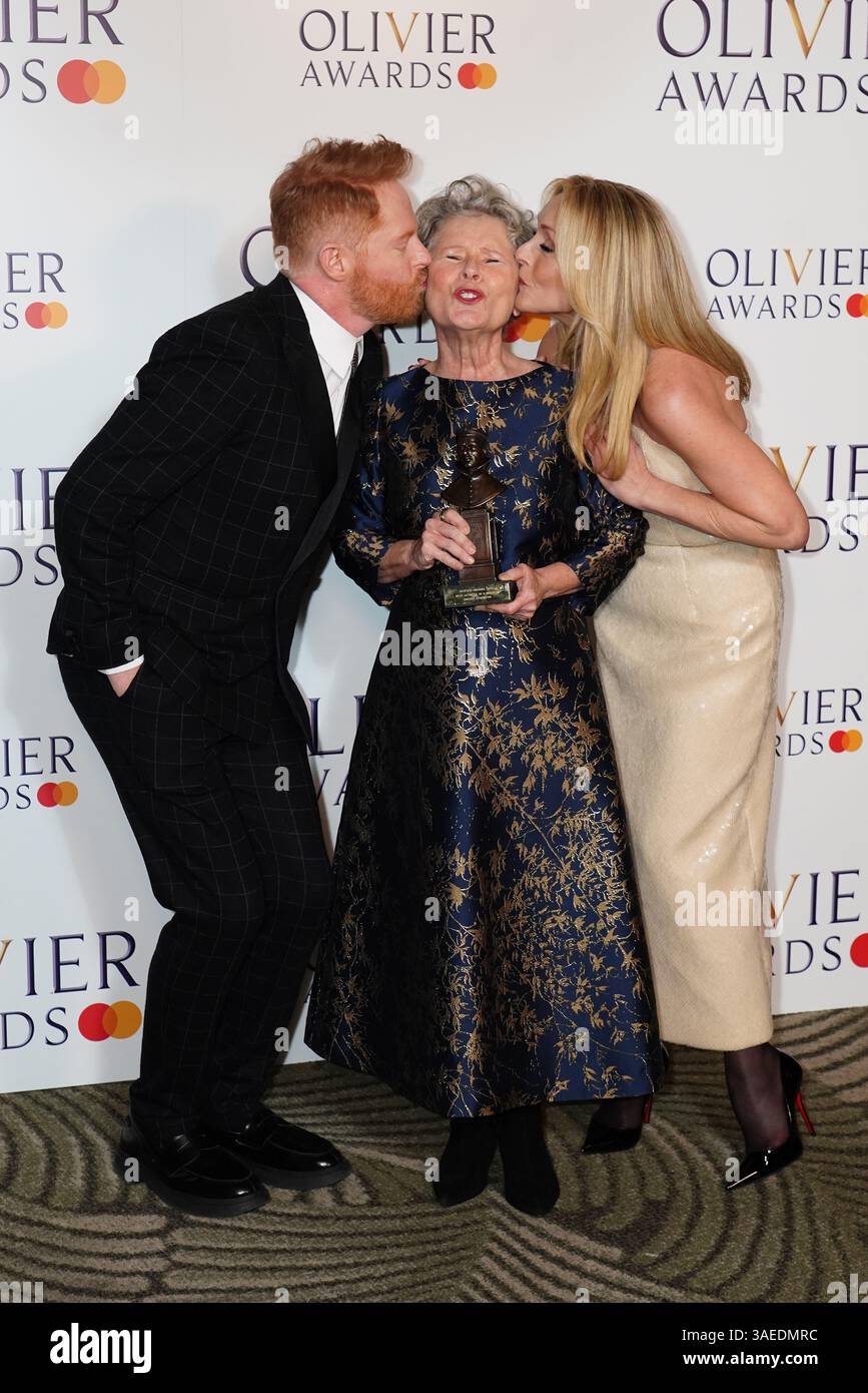 Imelda Staunton, with presenters Jesse Tyler Ferguson and Jane ...