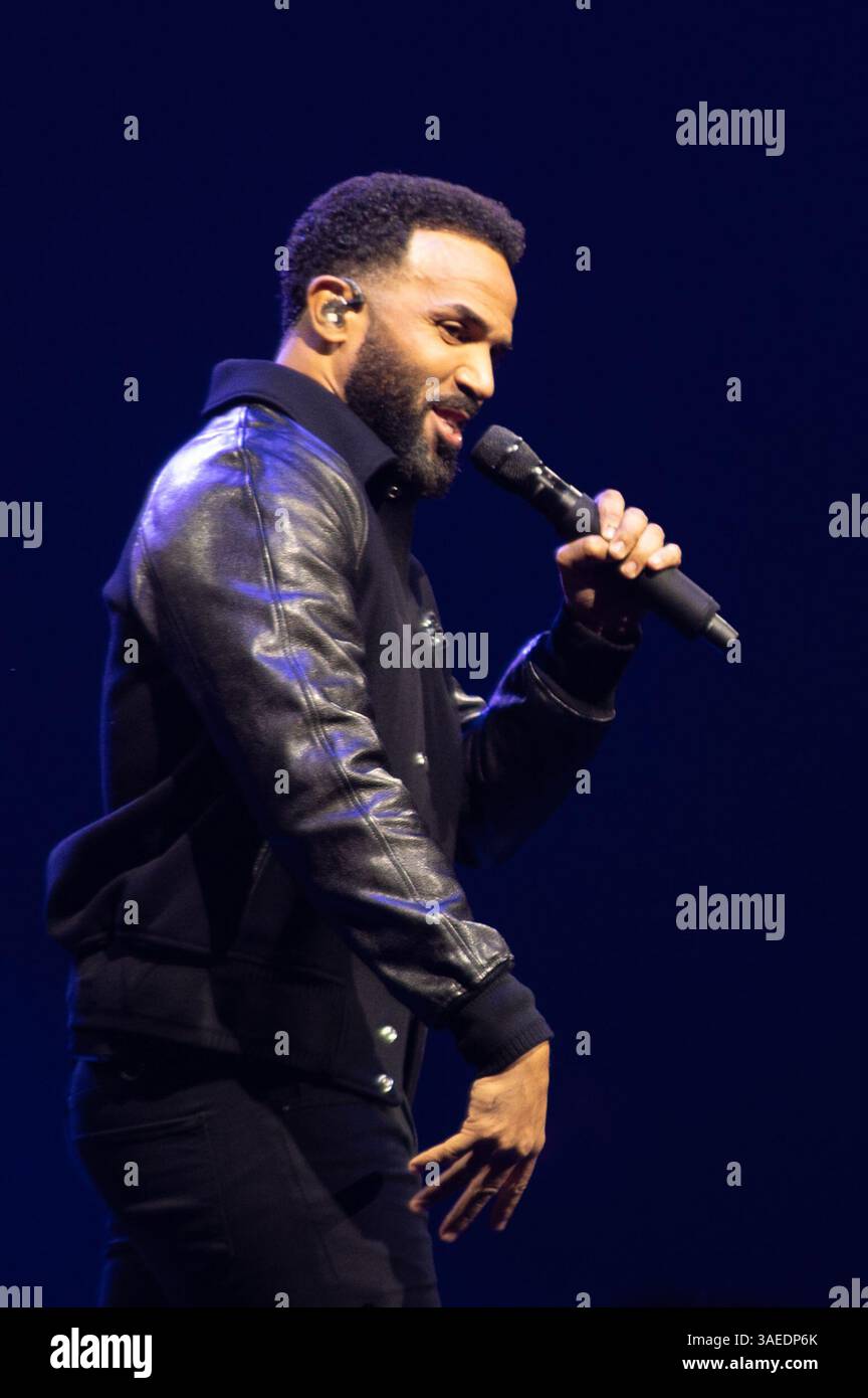 London, United Kingdom. 5th April 2025. Craig David joins Usher on ...