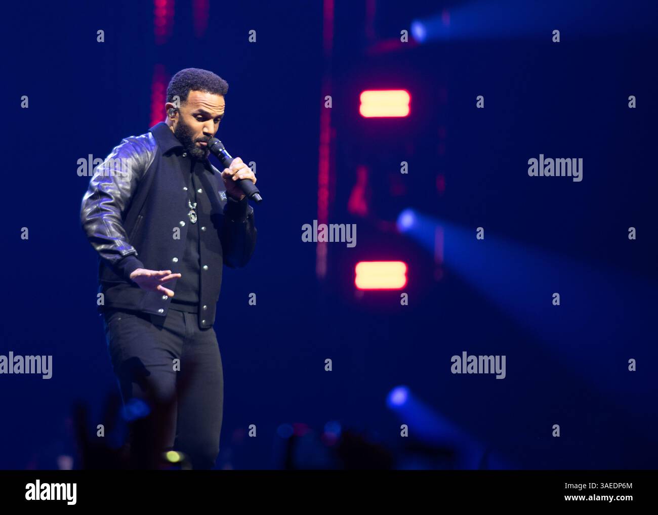 London, United Kingdom. 5th April 2025. Craig David joins Usher on ...