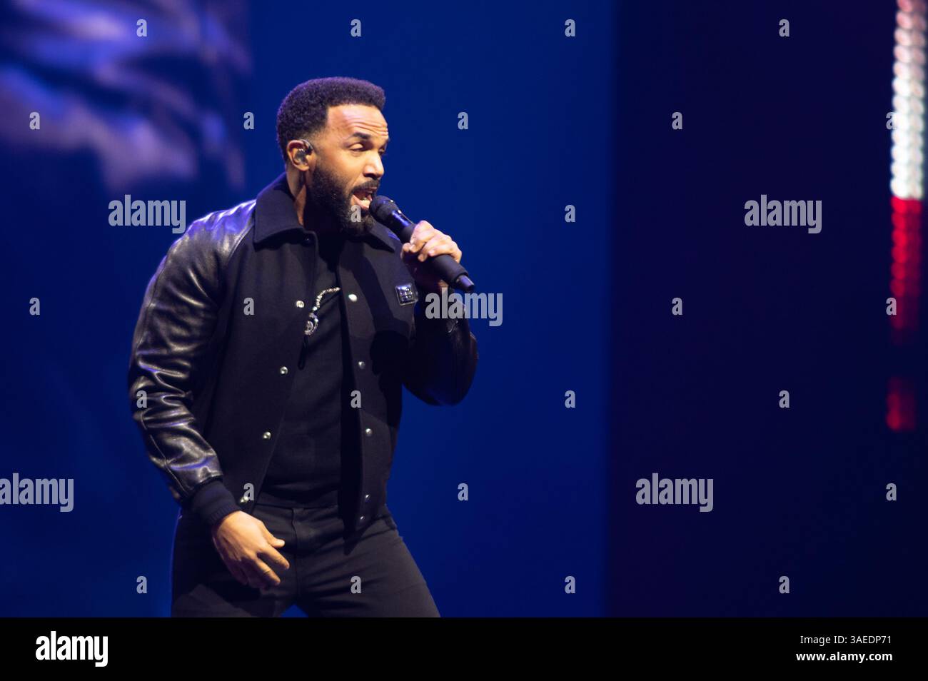 London, United Kingdom. 5th April 2025. Craig David joins Usher on ...