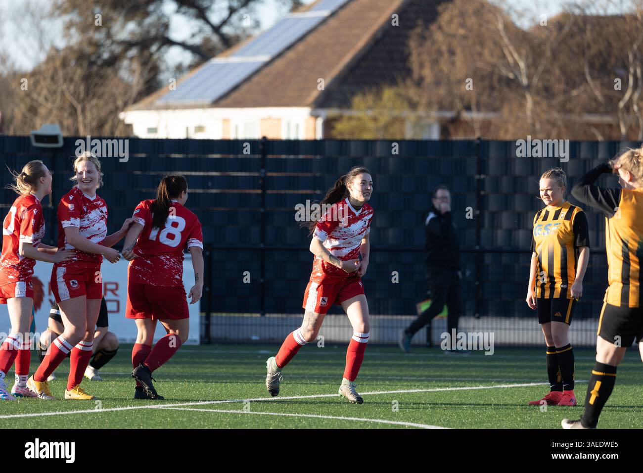 Ramsgate Town FC Women v Folkestone Invicta in the Kent South East ...