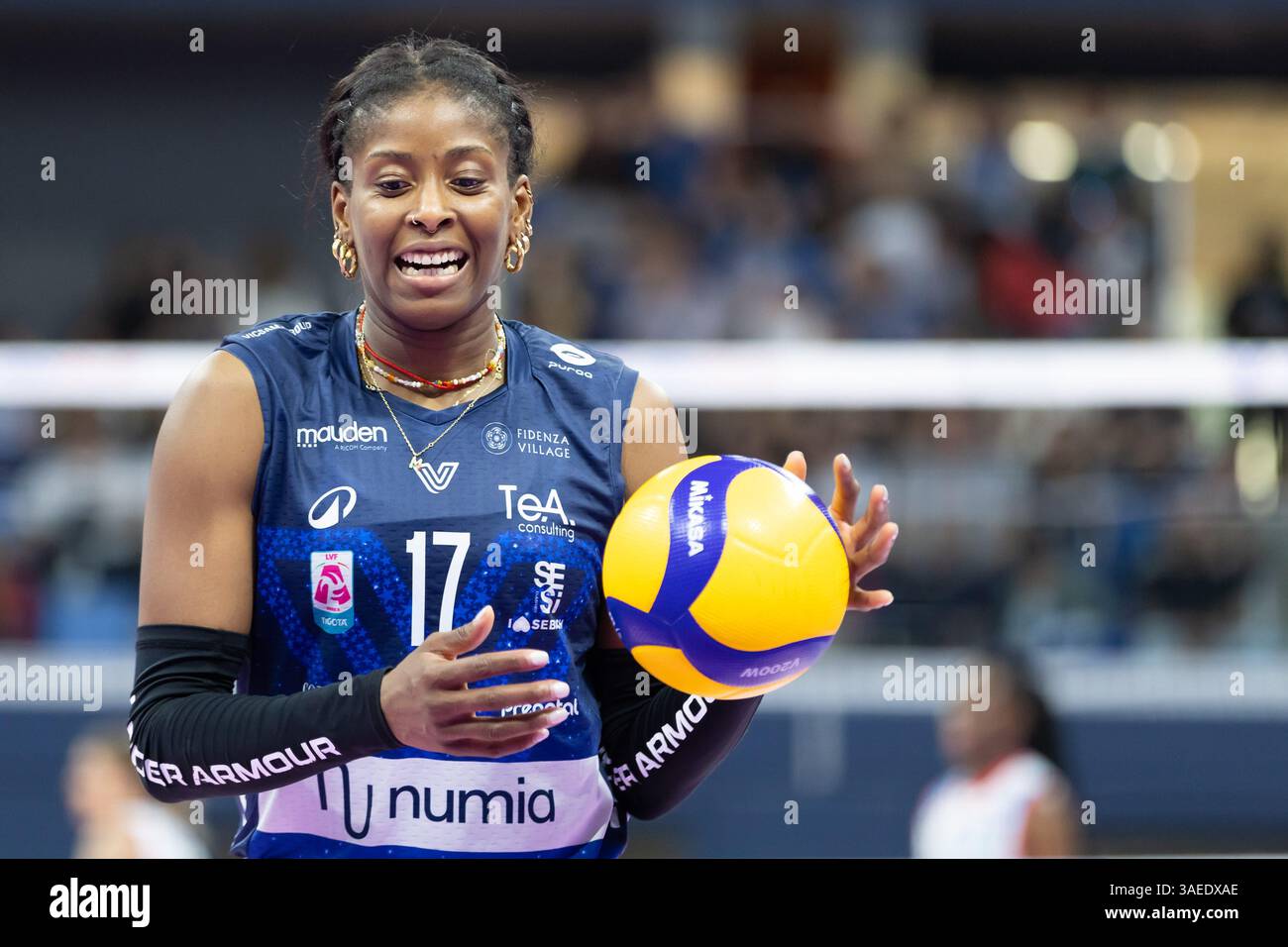 Milan, Italy. 06th Apr, 2025. Myriam Sylla (Numia VeroVolley Milano ...