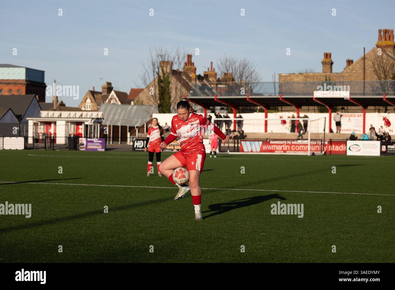 Ramsgate Town FC Women v Folkestone Invicta in the Kent South East ...