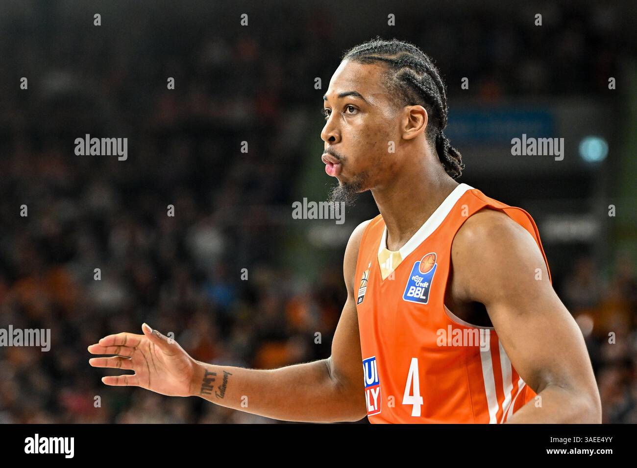 06.04.2025, ratiopharm arena, Neu-Ulm, GER, BBL, ratiopharm Ulm vs ...