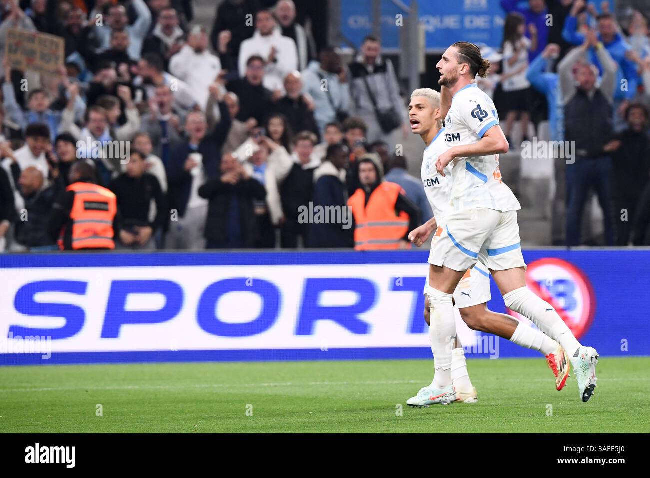 25 Adrien RABIOT (om) during the Ligue 1 McDonald's match between ...