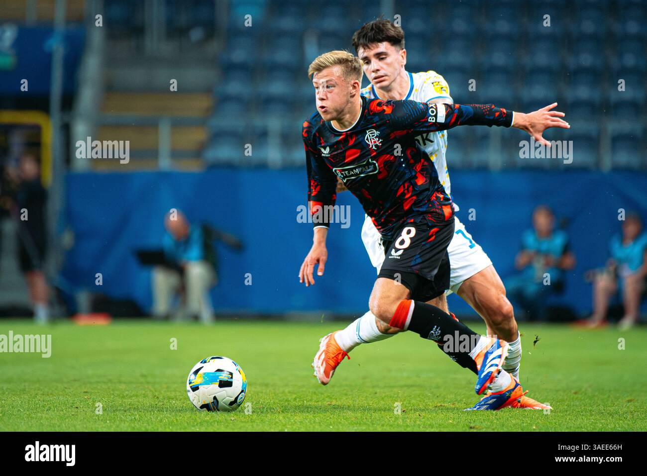 LUBLIN, POLAND - AUGUST 6, 2024: UEFA Champions League Qualifier match ...