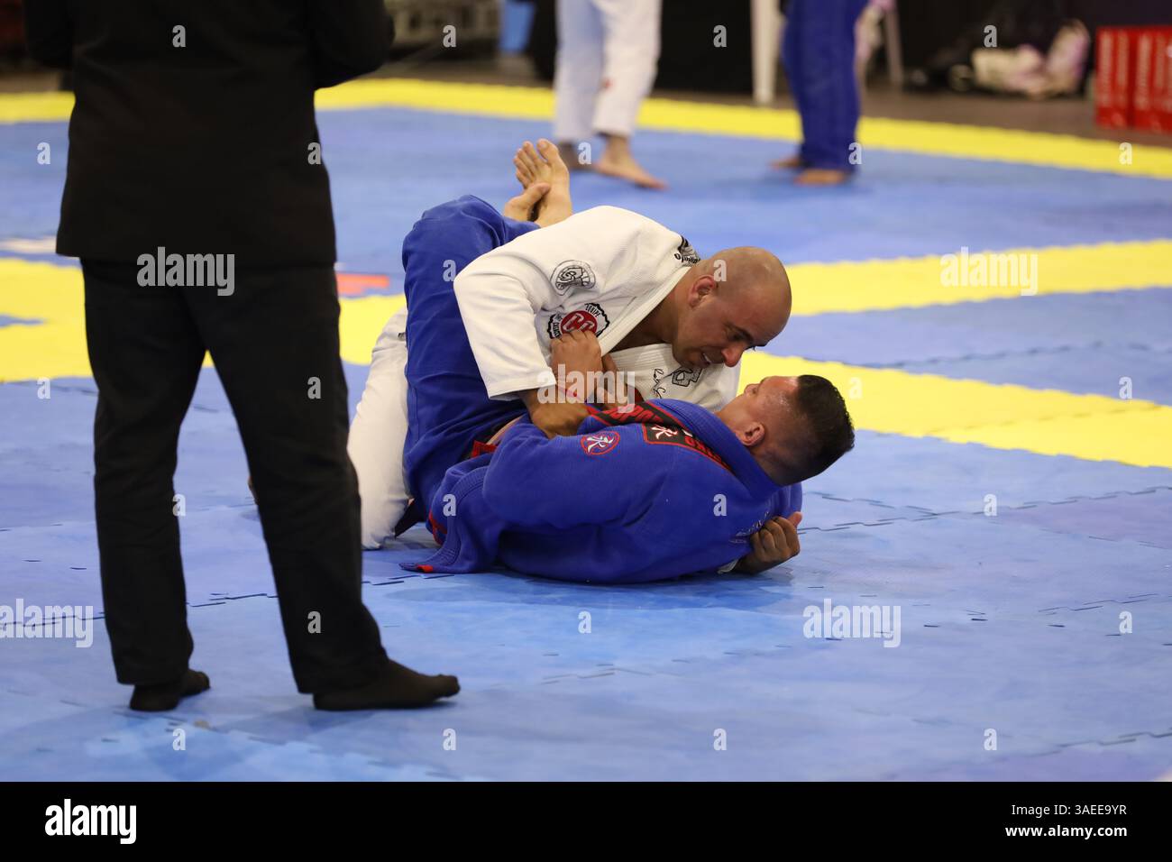Sao Paulo, Brazil. Apr 6, 2025, Sports Fitness. Jiu-Jitsu Championship during the 11th Edition ...