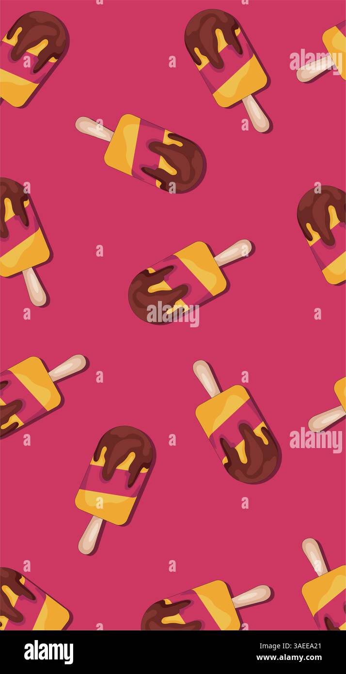 Ice cream blue topping Stock Vector Images - Alamy