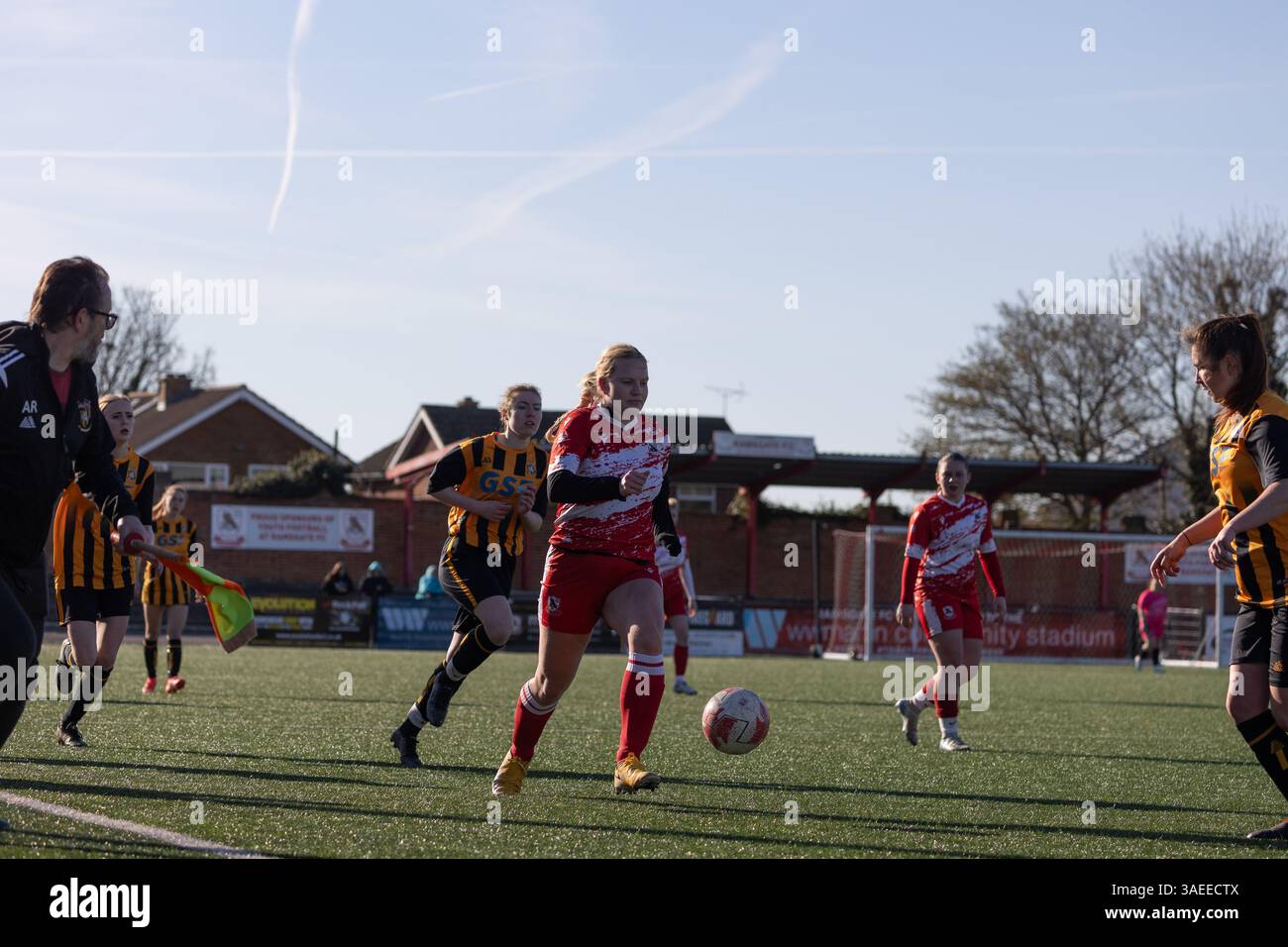 Ramsgate Town FC Women v Folkestone Invicta in the Kent South East ...